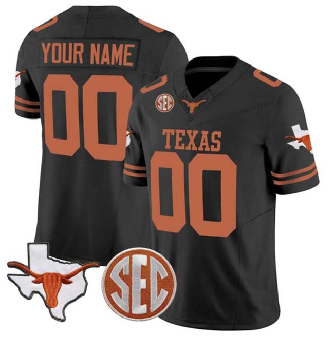 Custom T.Longhorns Active Player Black F.U.S.E. State Map & SEC Patch ...