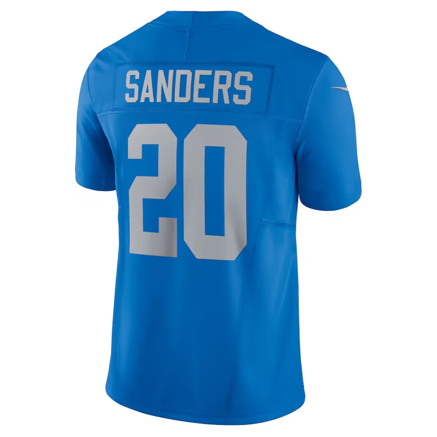 D.Lions #20 Barry Sanders Blue Vapor F.U.S.E. Alternate Limited Stitch ...