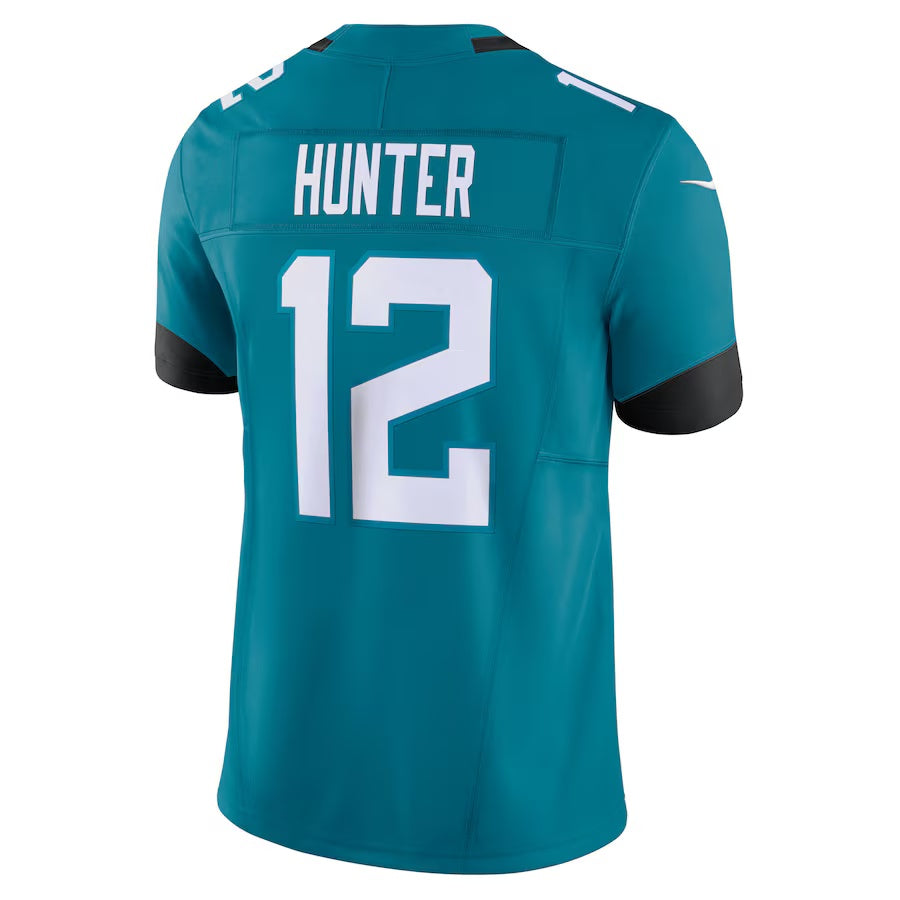 J.Jaguars #12 Travis Hunter Teal Team Limited American Football Jersey ...