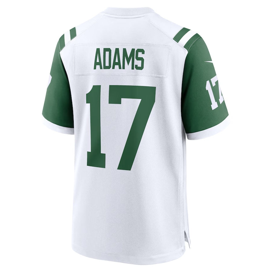 NY.Jets #17 Davante Adams White Classic Alternate Game American Footba ...