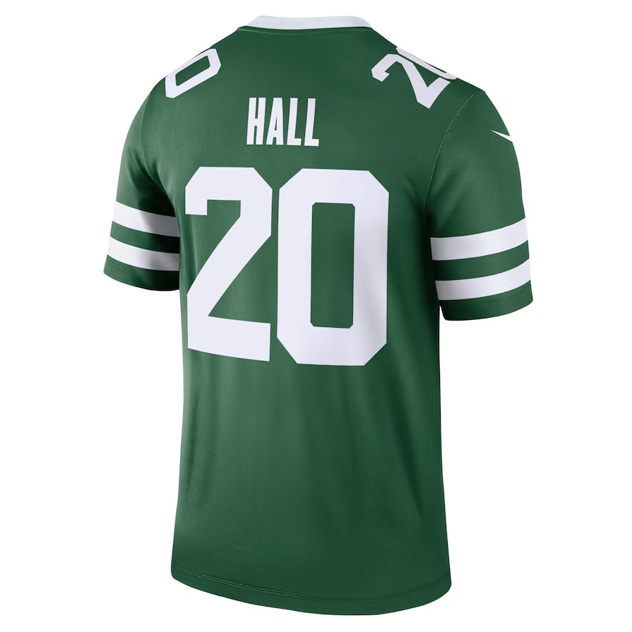 NY.Jets #20 Breece Hall Legend Jersey - Legacy Green American Football ...