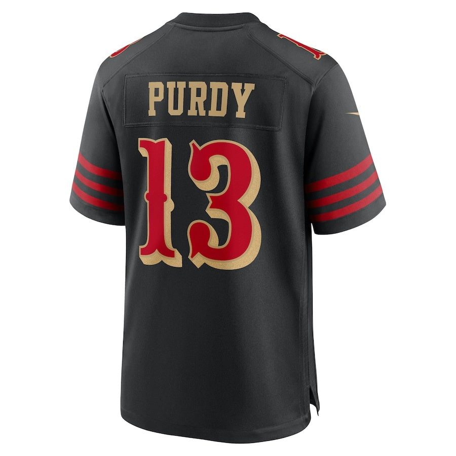 SF.49ers #13 Brock Purdy 2025 Rivalries Collection Game Jersey - Black ...