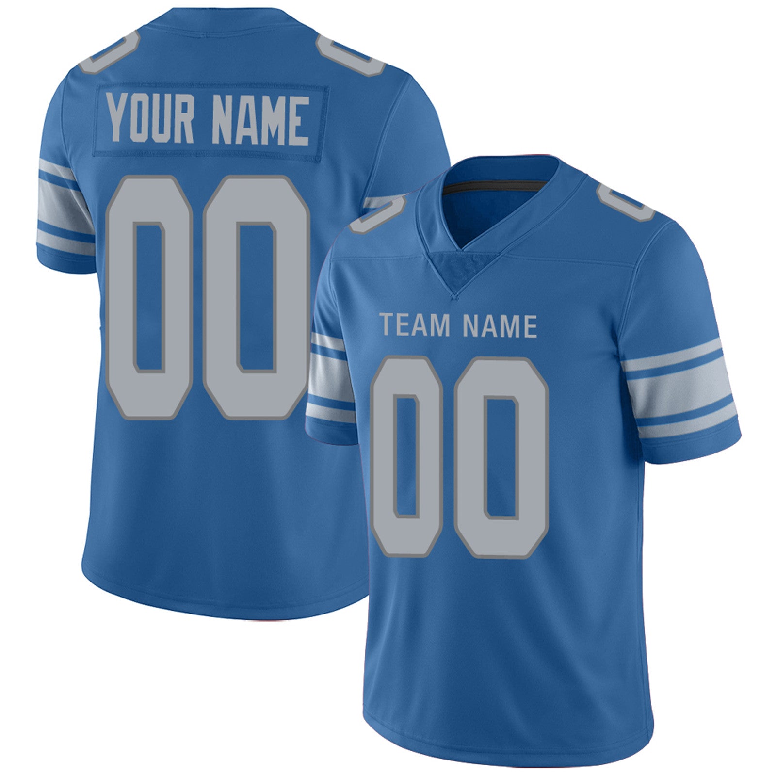 Custom D.Lions Football Jersey Team Player or Personalized Design Your ...