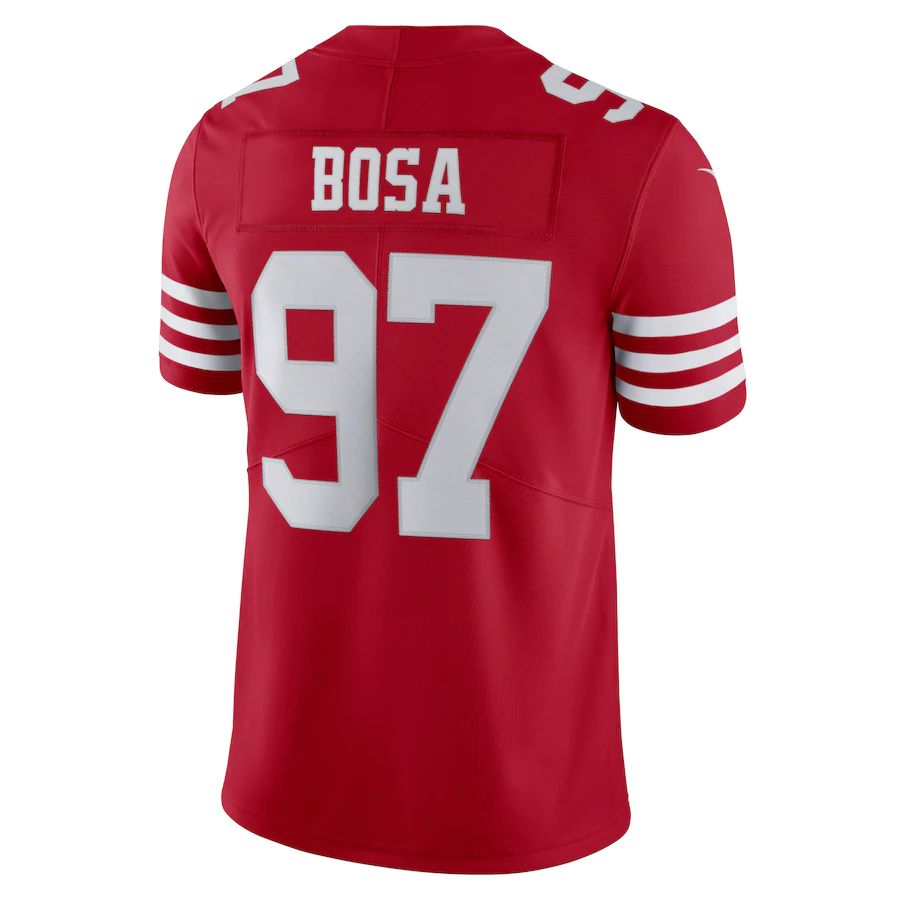 SF.49ers #97 Nick Bosa New Red Stitched American Football Jerseys 2022 ...