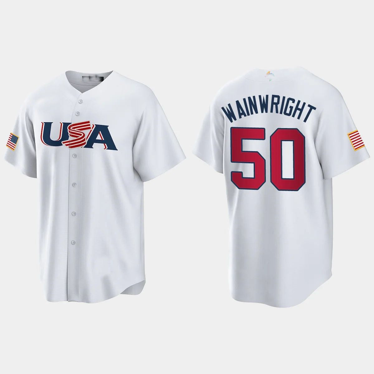 ADAM WAINWRIGHT ST. LOUIS CARDINALS 2023 WORLD BASEBALL CLASSIC USA RE ...