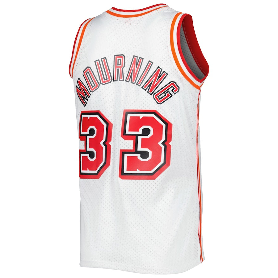 M.Heat #33 Alonzo Mourning Mitchell & Ness 1996-97 Hardwood Classics S ...