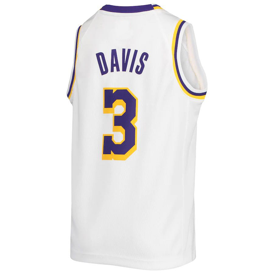 LA.Lakers #3 Anthony Davis 2020-21 Swingman Jersey Association Edition ...