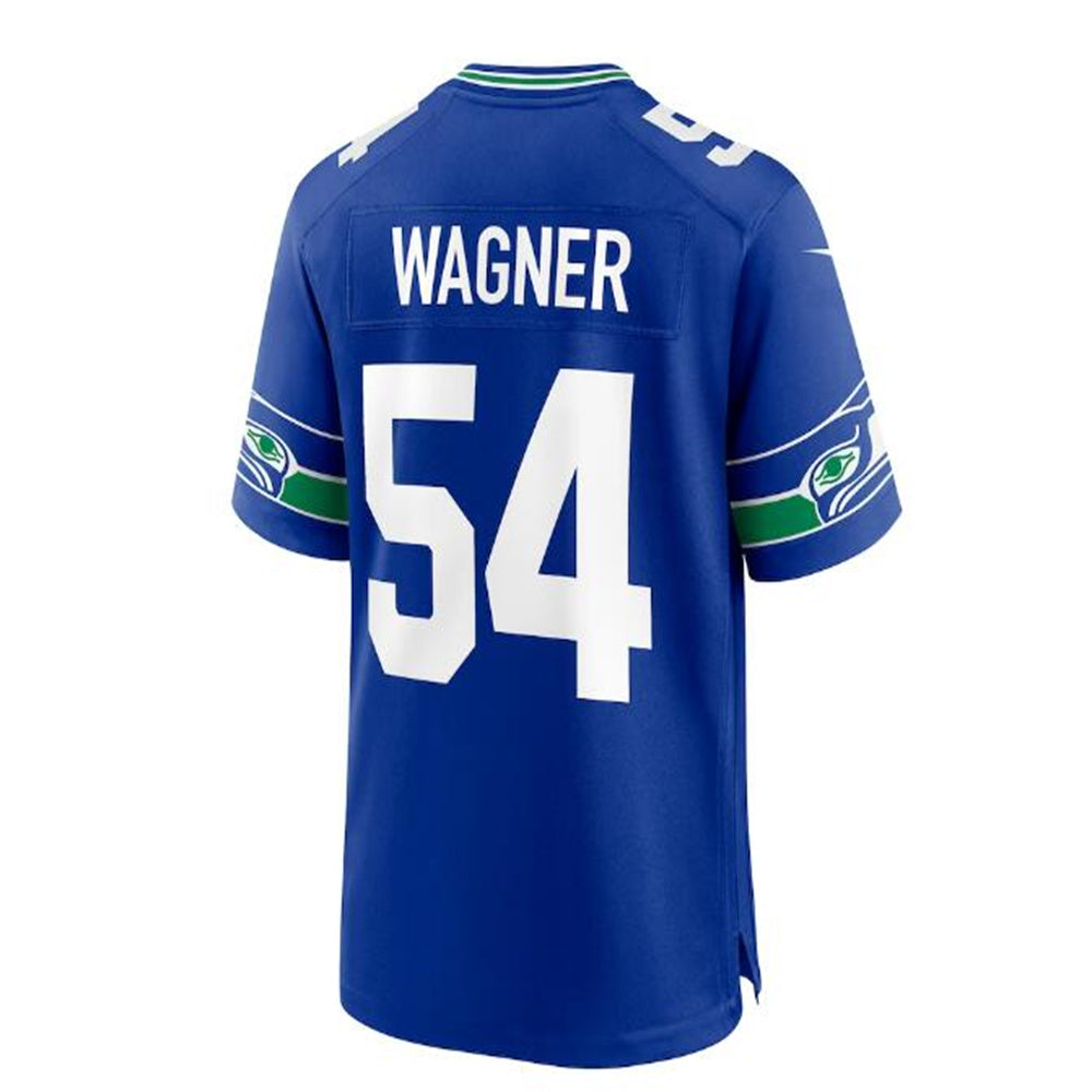 S.Seahawks #54 Bobby Wagner Throwback Player Game Jersey - Royal Stitc ...