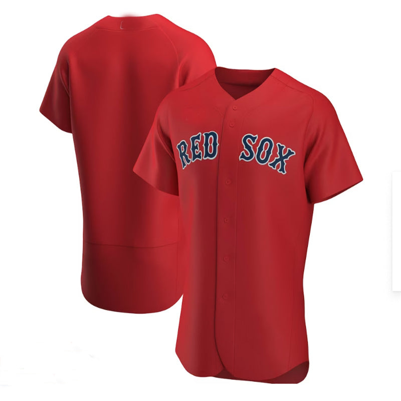 Boston Red Sox Alternate Authentic Team Jersey - Red Baseball Jerseys ...