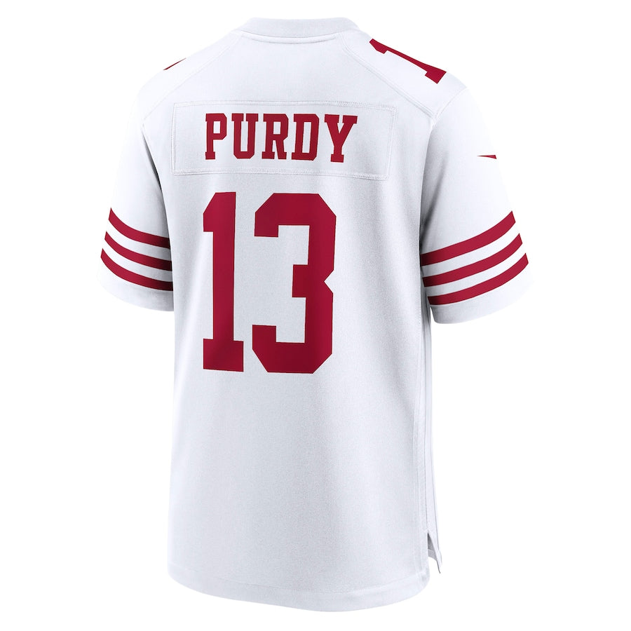 SF.49ers #13 Brock Purdy Game Player Jersey White Stitched American Fo ...