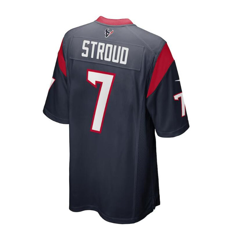 H.Texans #7 CJ Stroud Draft First Round Pick Game Jersey - Navy Stitch ...