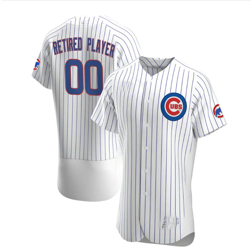 Custom Chicago Cubs Home Pick-A-Player Retired Roster Authentic Jersey ...