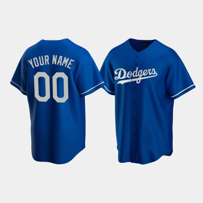 Baseball Jerseys Custom Los Angeles Dodgers Royal Stitched Jerseys – Puhics