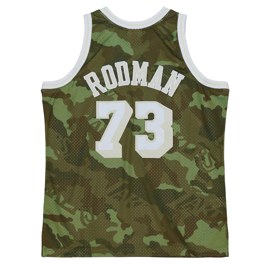 LA.Lakers #73 Dennis Rodman Mitchell & Ness Unisex Hardwood Classics 1 ...