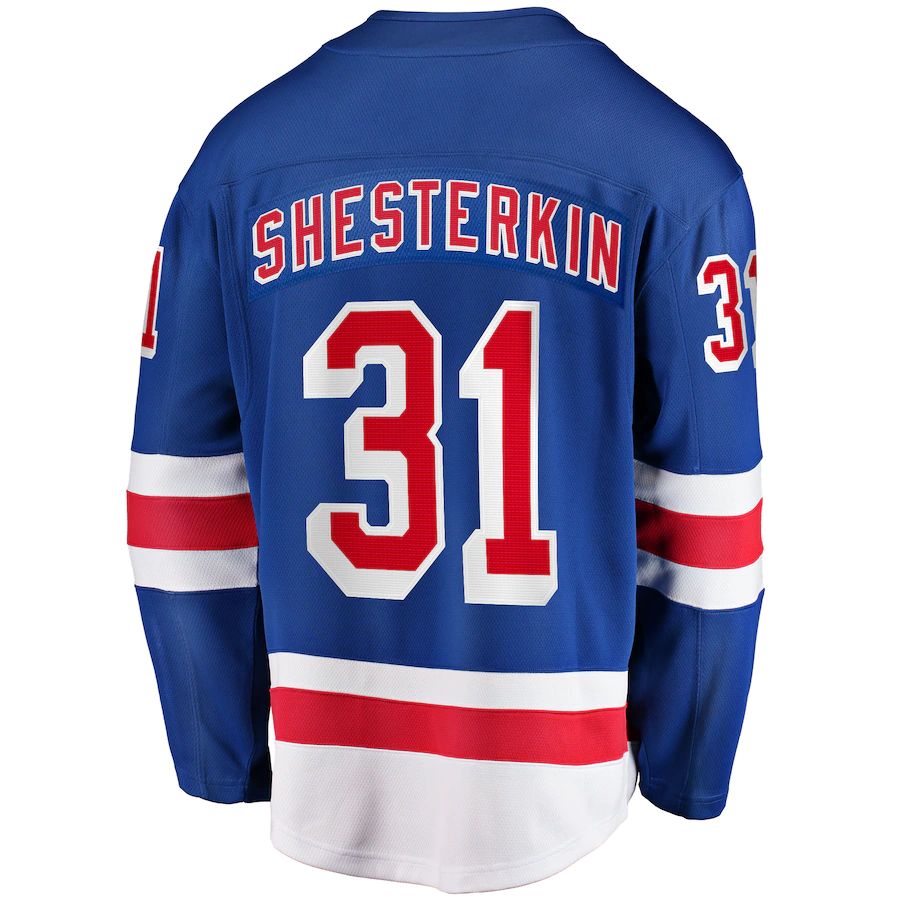 NY.Rangers #31 Igor Shesterkin Fanatics Branded Home Breakaway Player ...
