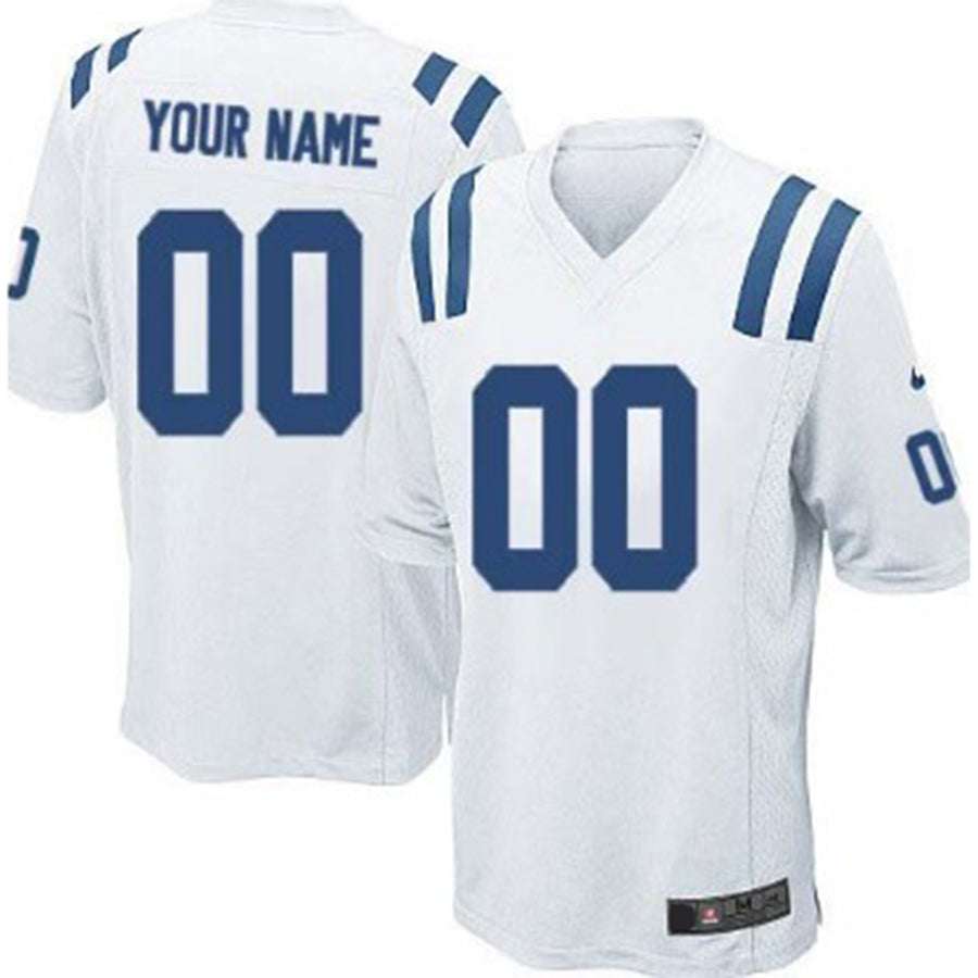 Custom IN.Colts White Limited Jersey Stitched American Football Jersey ...