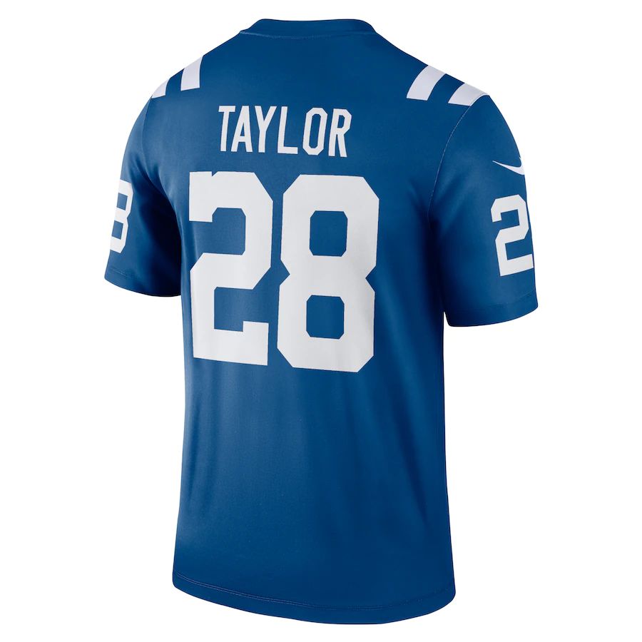 IN.Colts #28 Jonathan Taylor Royal Legend Jersey Stitched American Foo ...