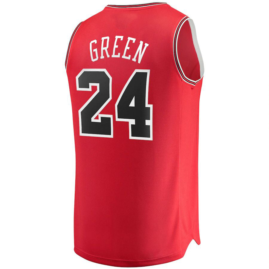 C.Bulls #24 Javonte Green Fanatics Branded 2021-22 Fast Break Replica ...