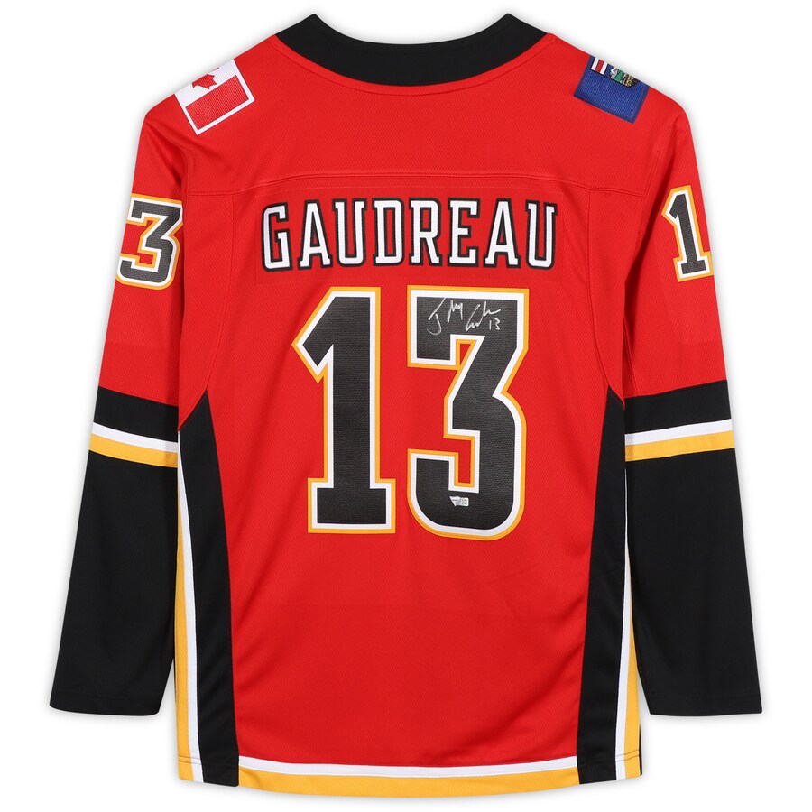 C.Flames #13 Johnny Gaudreau Fanatics Authentic AutographedFanatics Br ...