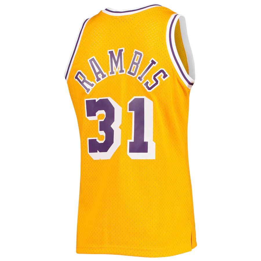 LA.Lakers #31 Kurt Rambis Mitchell & Ness 1984-85 Team Hardwood Classi – Puhics