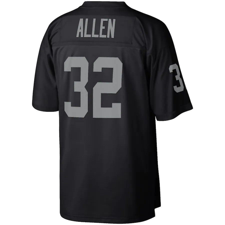 L.Raiders #32 Marcus Allen Mitchell & Ness Black Retired Player Legacy ...