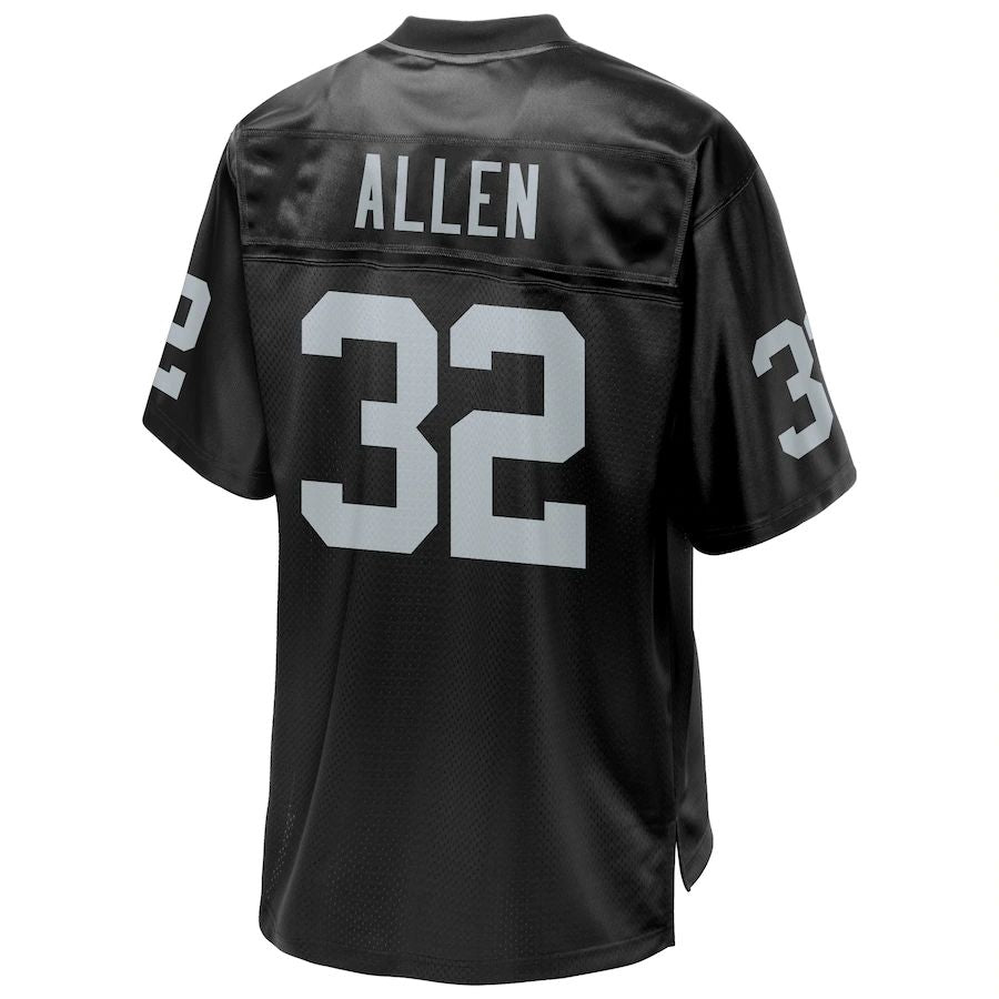L.Raiders #32 Marcus Allen Pro Line Black Retired Team Player Jersey S ...