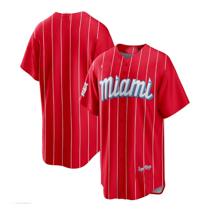 Miami Marlins Red City Connect Replica Team Jersey Baseball Jerseys ...
