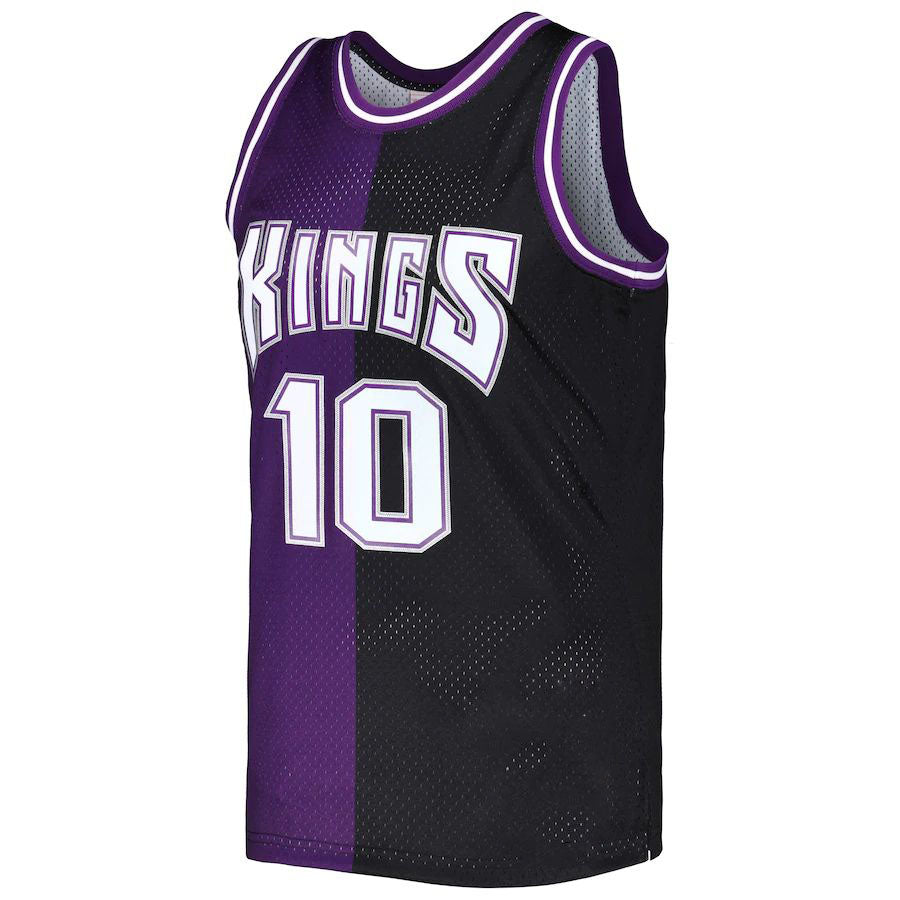 S.Kings #10 Mike Bibby Mitchell & Ness Hardwood Classics 2001-02 Split ...