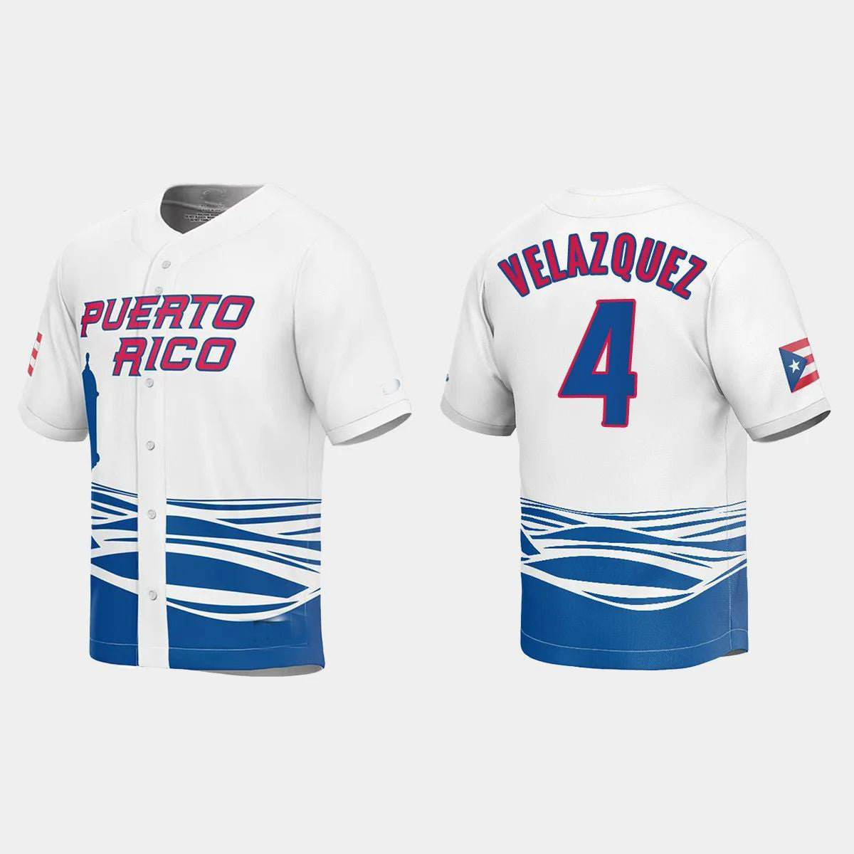 #4 NELSON VELAZQUEZ PUERTO RICO BASEBALL 2023 WORLD BASEBALL CLASSIC J ...