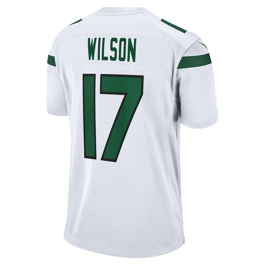 NY.Jets #17 Garrett Wilson White Game Player Jersey Stitched American – Puhics