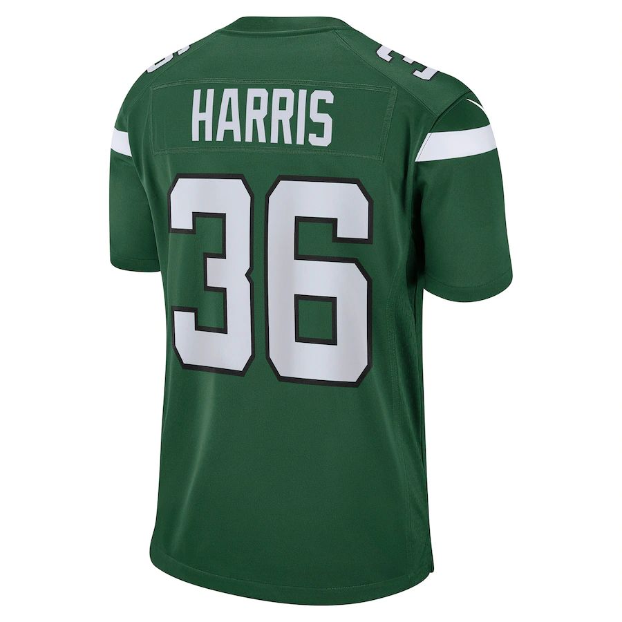 NY.Jets #36 Marcell Harris Gotham Green Game Player Jersey Stitched Am ...