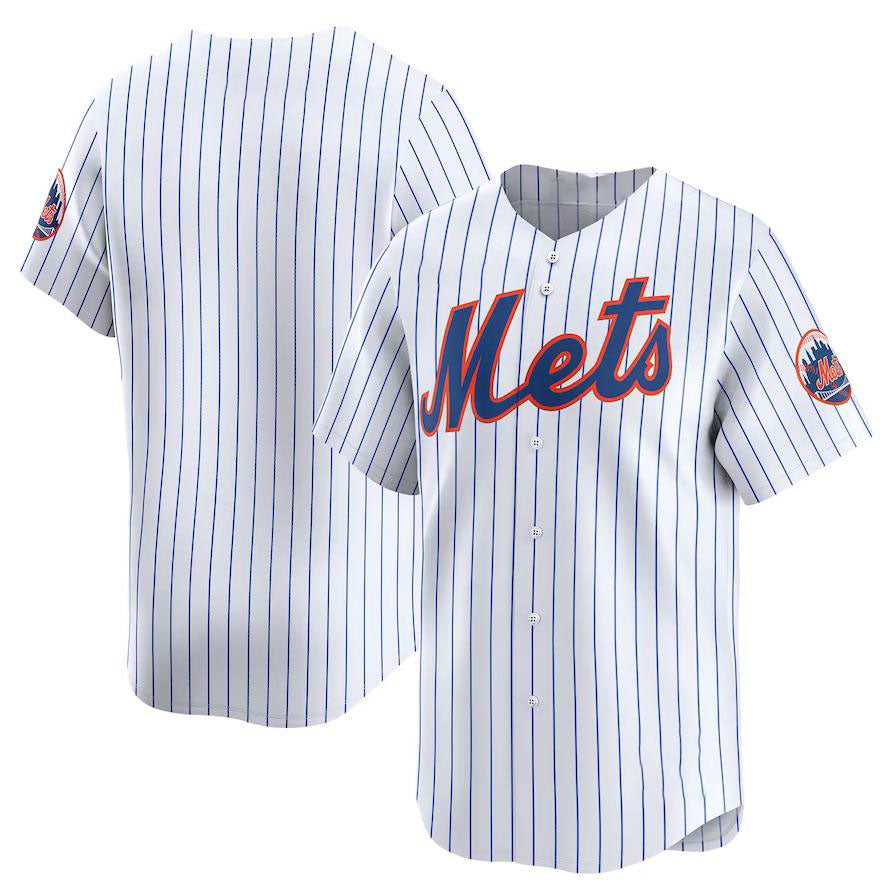 New York Mets White Home Replica Team Jersey Baseball Jerseys – Puhics