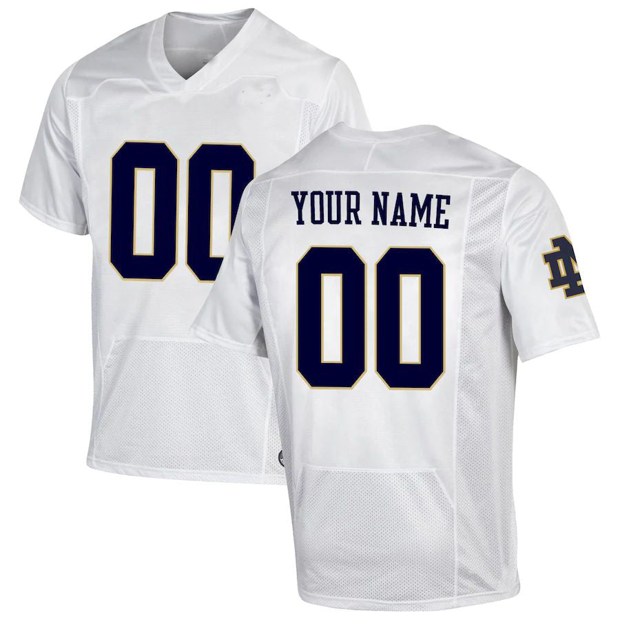 Custom N.Dame Fighting Irish Under Armour Replica Jersey Football Jers ...