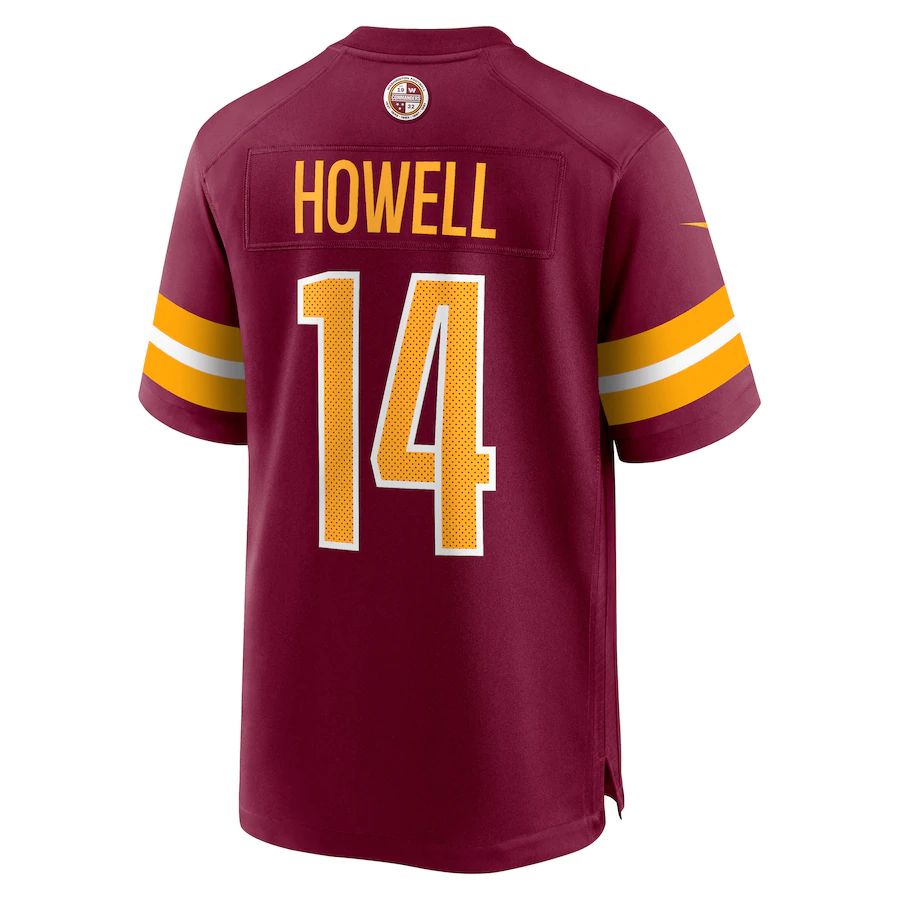 W.Commanders #14 Sam Howell Burgundy 2022 Draft Pick Player Game Jerse ...
